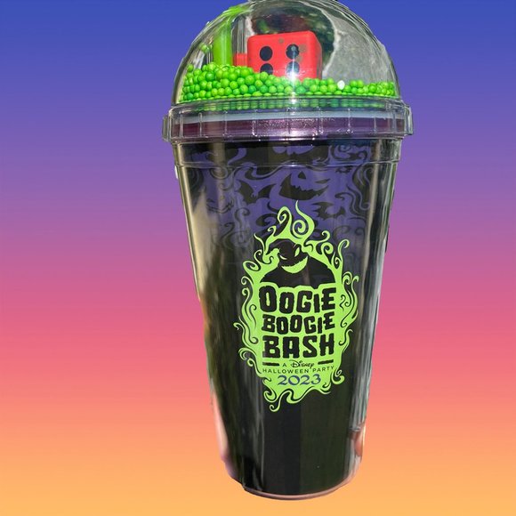 Disney | Kitchen | Disney Parks Oogie Boogie Bash 223 Dome Dice Tumbler ...